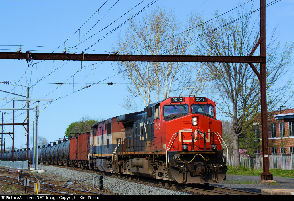 CN 2542 CSX Train K164 Ethanol Loads